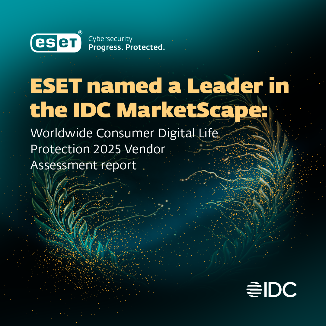 ESET named a Leader in IDC MarketScape for Consumer Digital Life ...