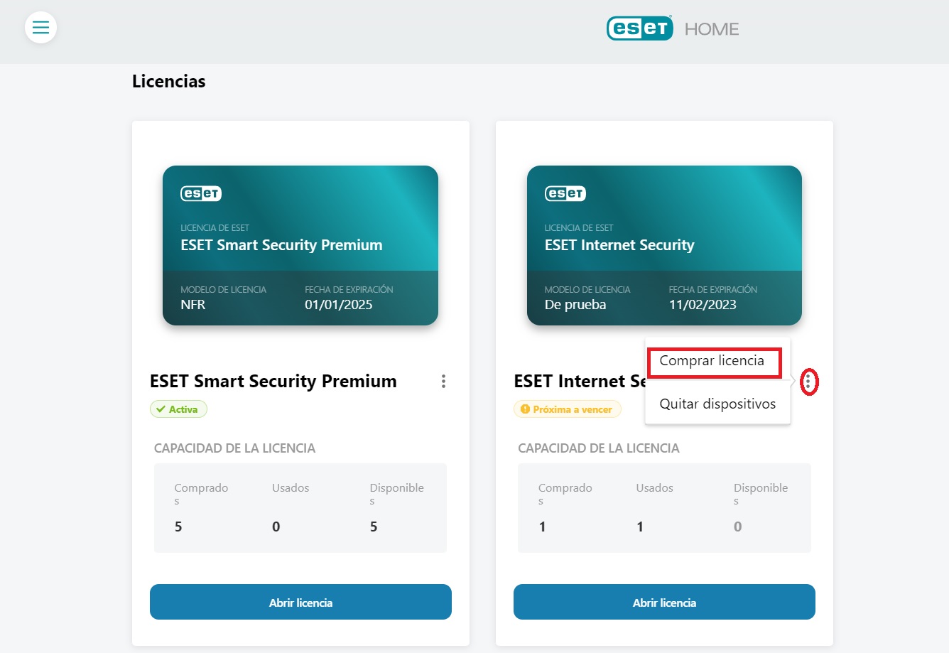 ESET HOME: gestiona la seguridad de todos tus dispositivos en un solo ...
