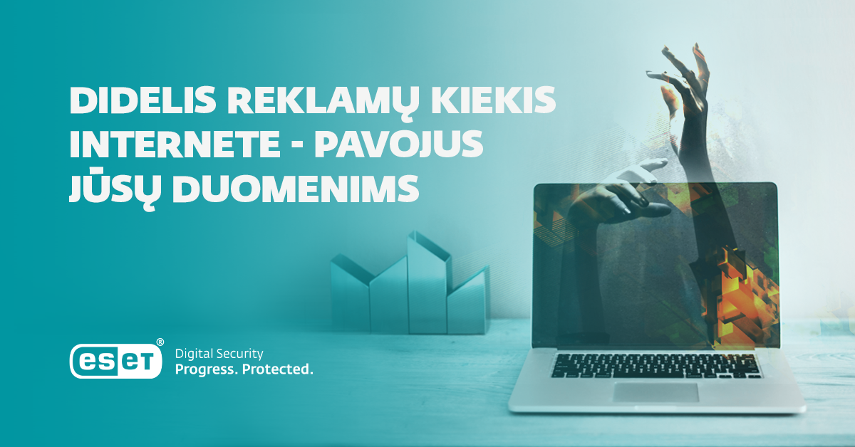 Didelis reklamų kiekis internete - pavojus jūsų duomenims. Kaip nuo to apsisaugoti? | | ESET