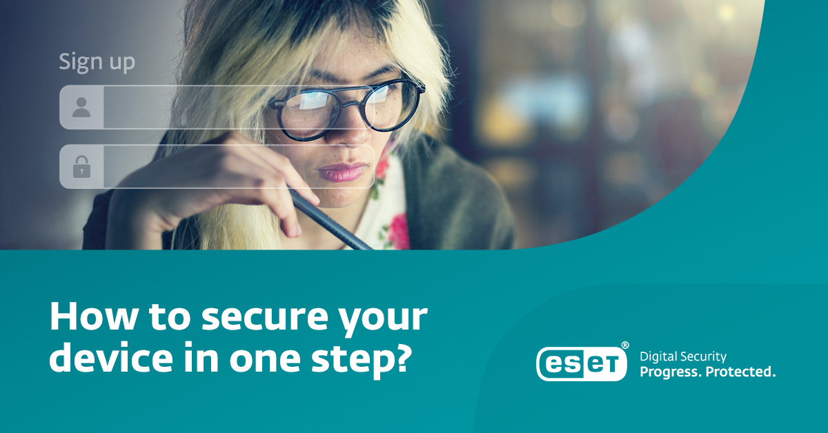 How to secure your device in one step | | ESET