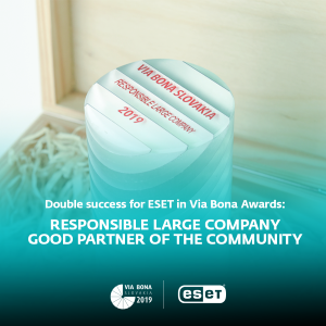 ESET Receives the Via Bona Slovakia 2019 Award in Two Categories | | ESET