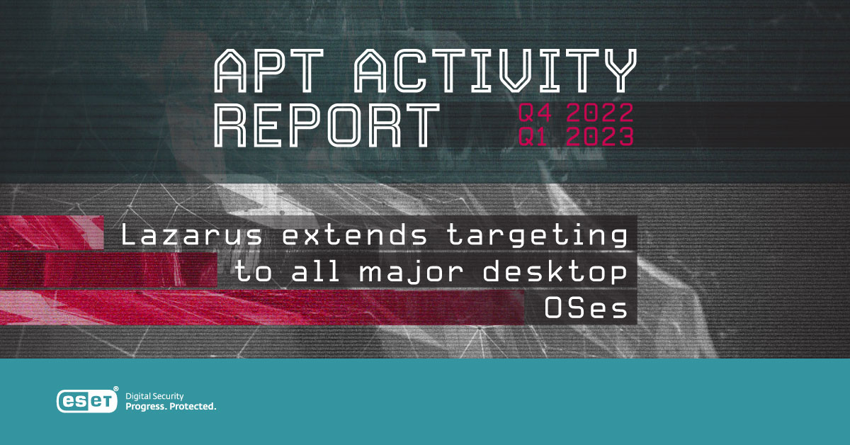 ESET APT Activity Report: Attacks by China-, North Korea-, and Iran-aligned threat actors ...