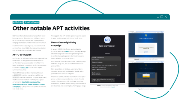 ESET APT Activity Report | ESET